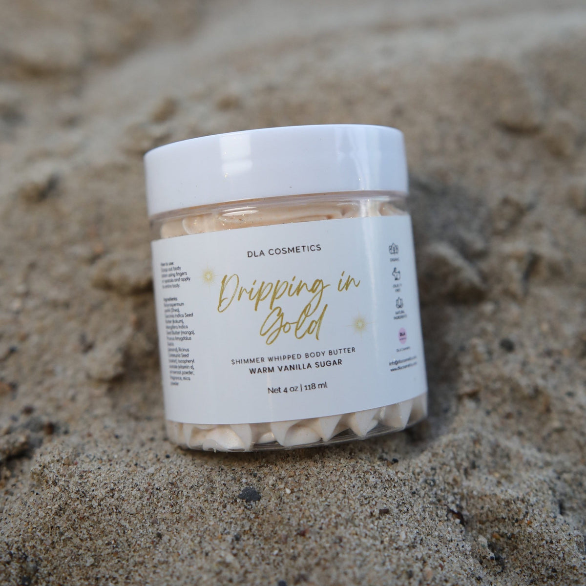 DRIPPING IN GOLD BODY BUTTER by DLA Cosmetics